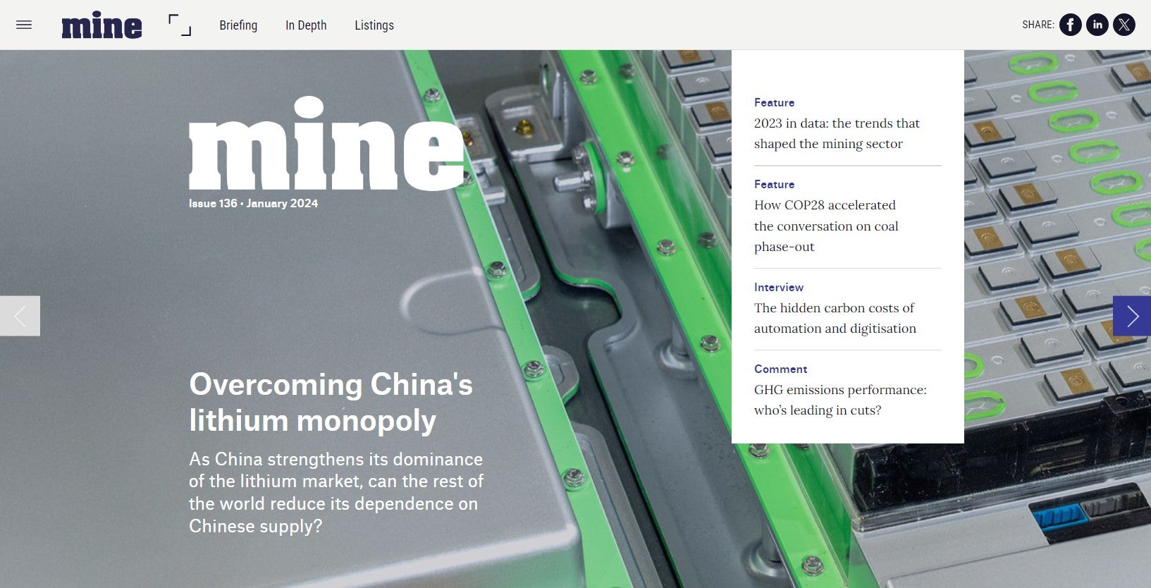 About MINE Magazine - Mining Technology