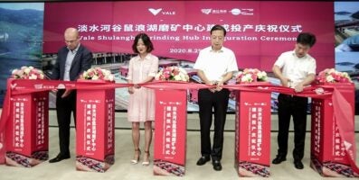 Brazilian miner Vale opens 'green' iron ore grinding hub in China