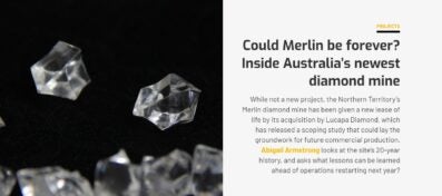 Could Merlin be forever? The new issue of MINE Australia is out now ...