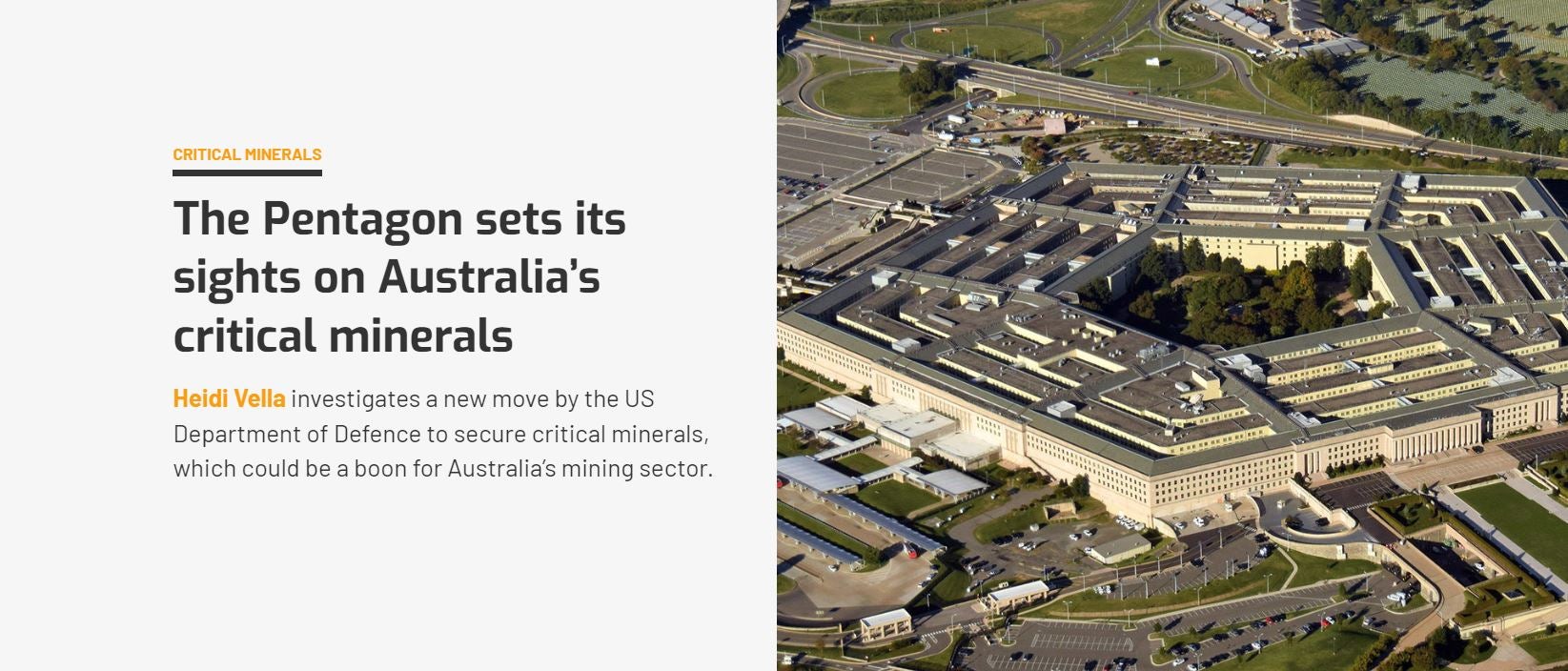 National security: the new issue of MINE Australia is out now - Mining ...