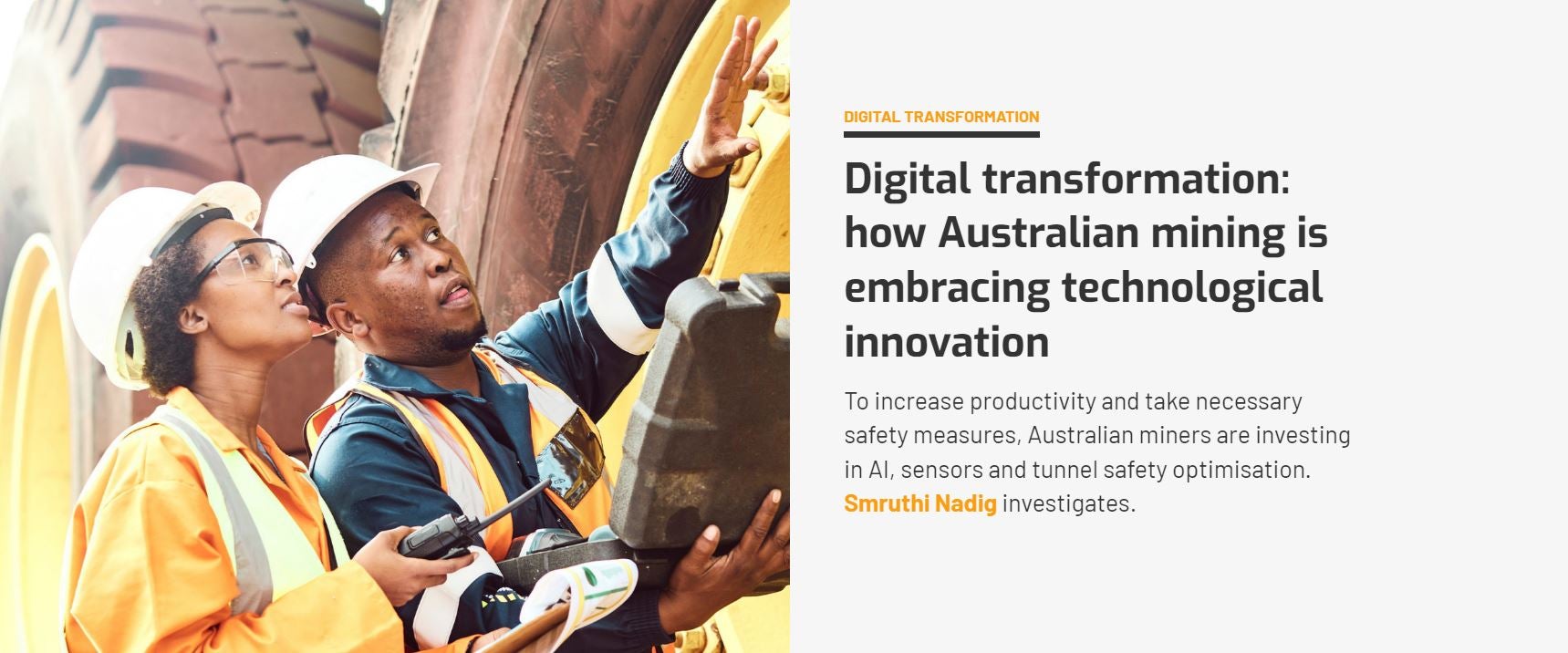 All hands: the new issue of MINE Australia is out now - Mining Technology