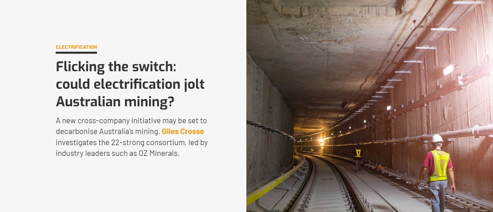 All hands: the new issue of MINE Australia is out now - Mining Technology