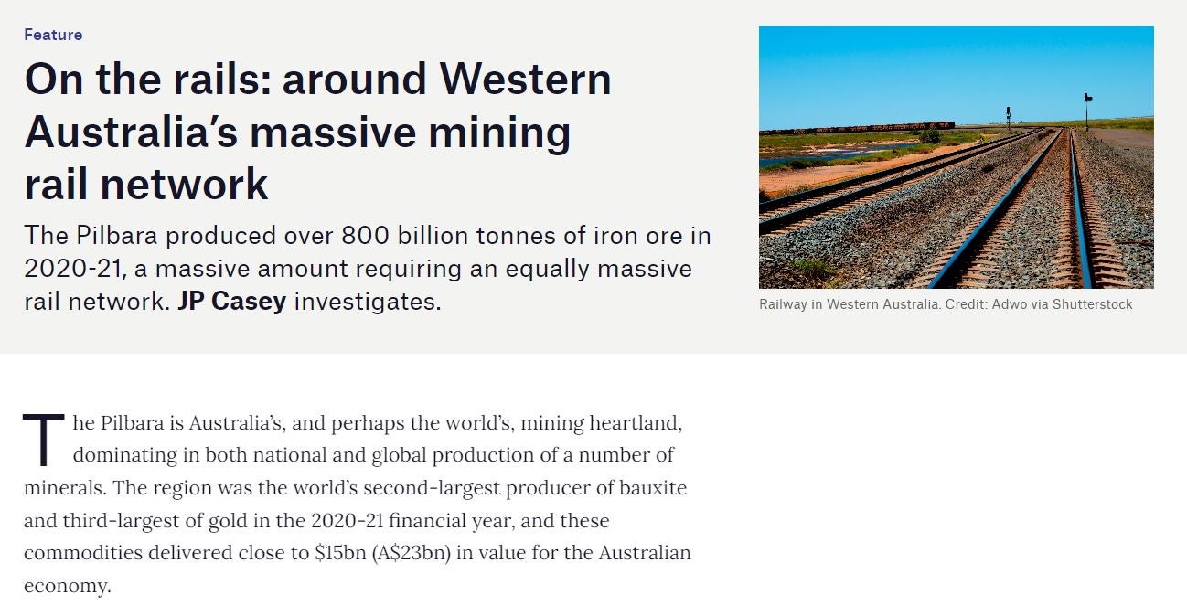 Hitting the road: the new issue of MINE Australia is out now - Mining Technology