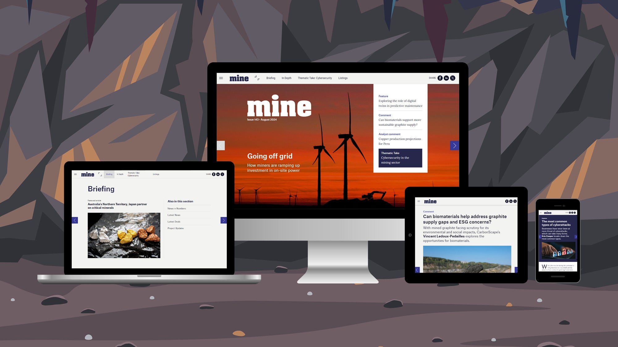 Going off grid: August issue of MINE magazine is out now - Mining ...