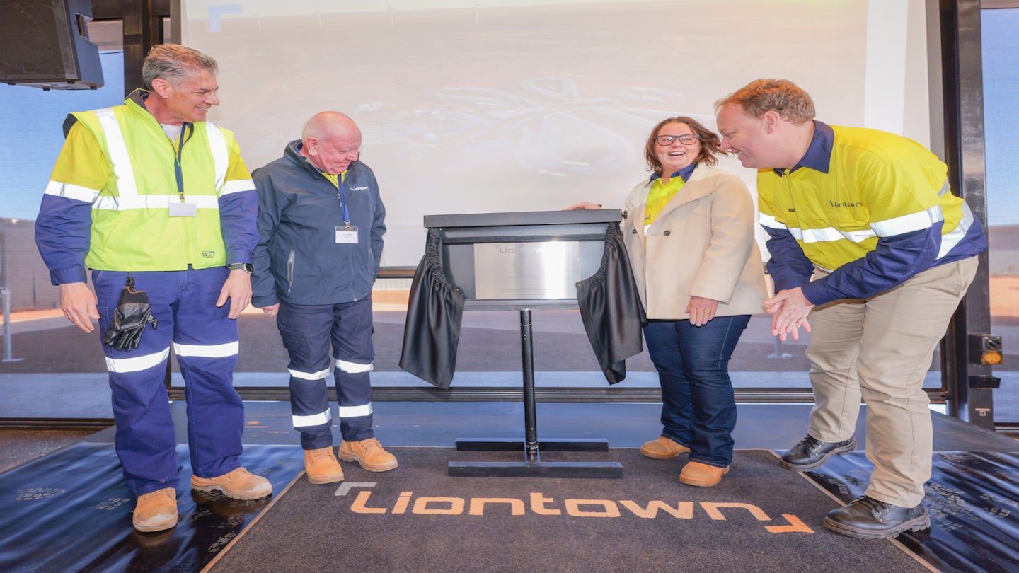 Liontown opens Kathleen Valley lithium operation in Australia