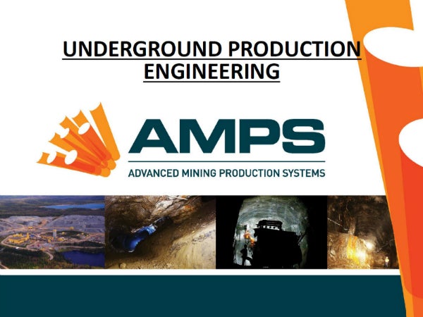 Advanced Mining Production Systems (AMPS) - Mining Technology Advanced Mining Production Systems (AMPS) - Mining Technology
